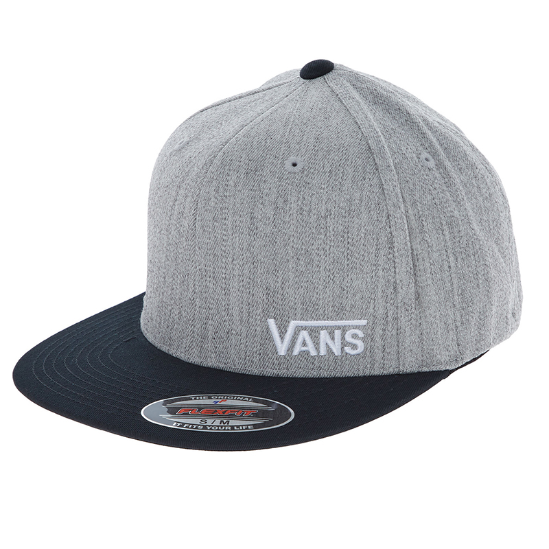 VANS Grey & Black Wool Blend Cap - The Brand Store